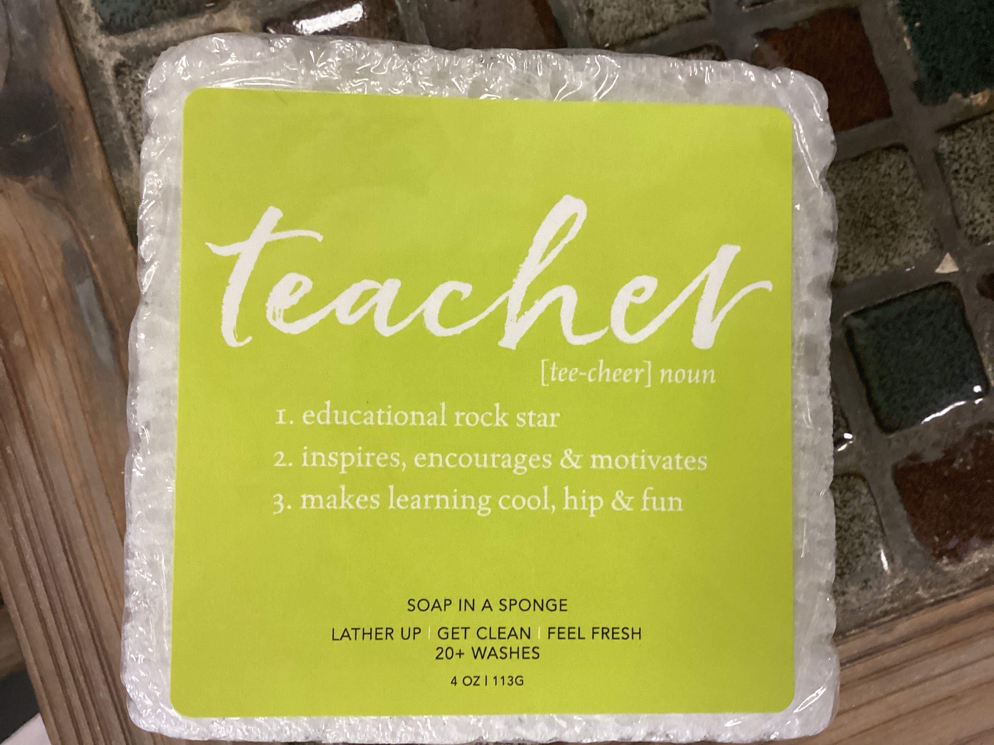 Teacher Soap Sponge – The Very Thing