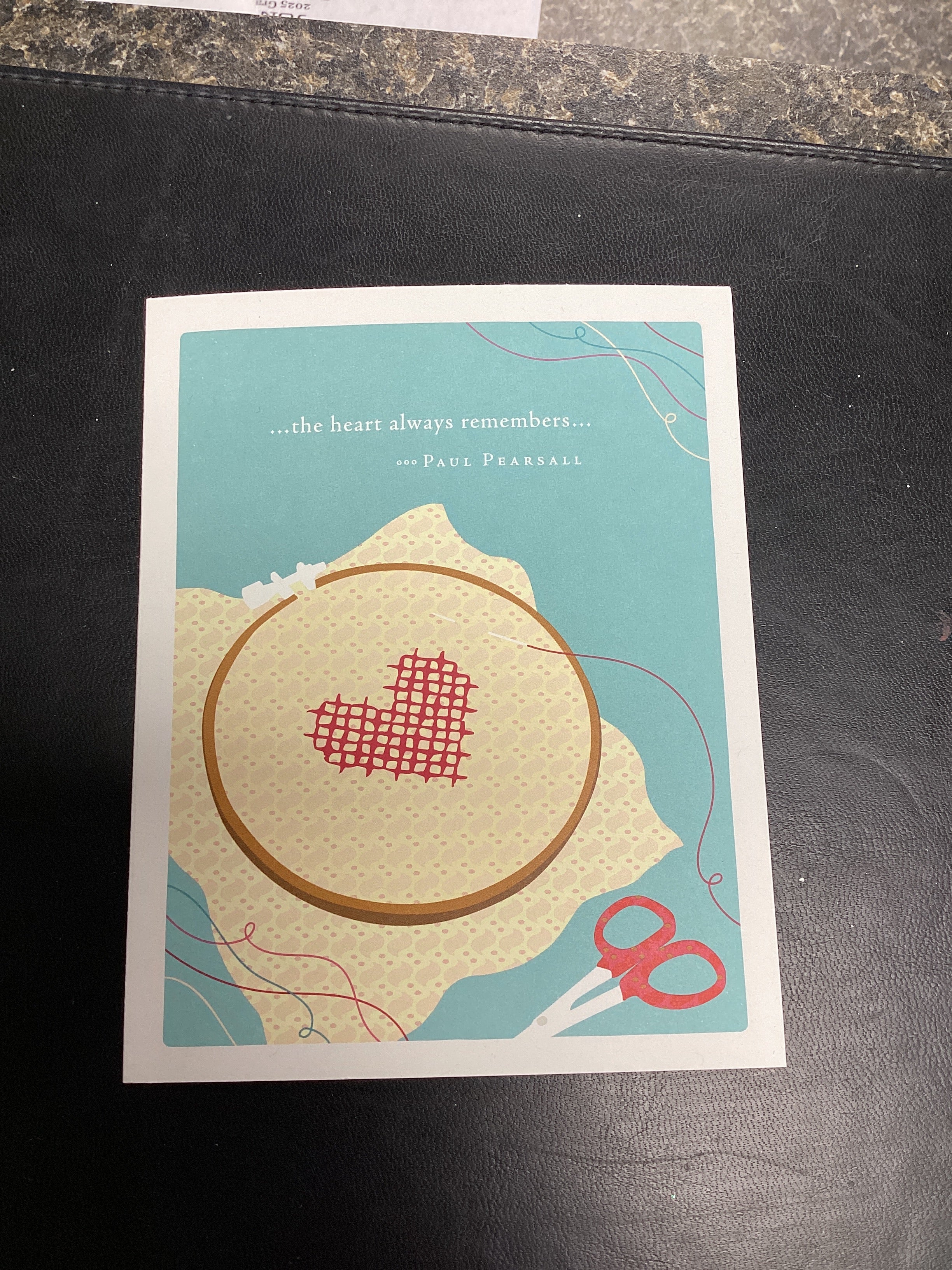 Card - The Heart Always Remembers – The Very Thing